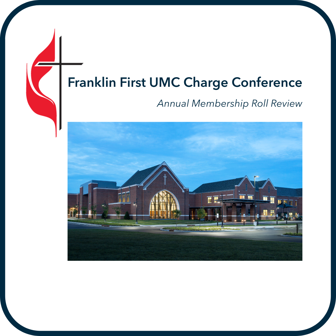 List of Names for Removal from Membership Roll By Charge Conference ...